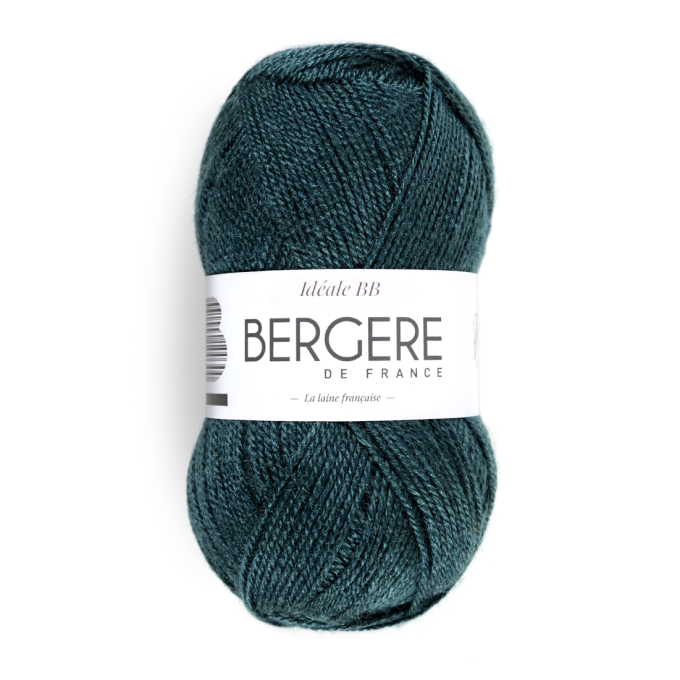 Pelote de laine Bergère de France idéal BB colvert N°11128